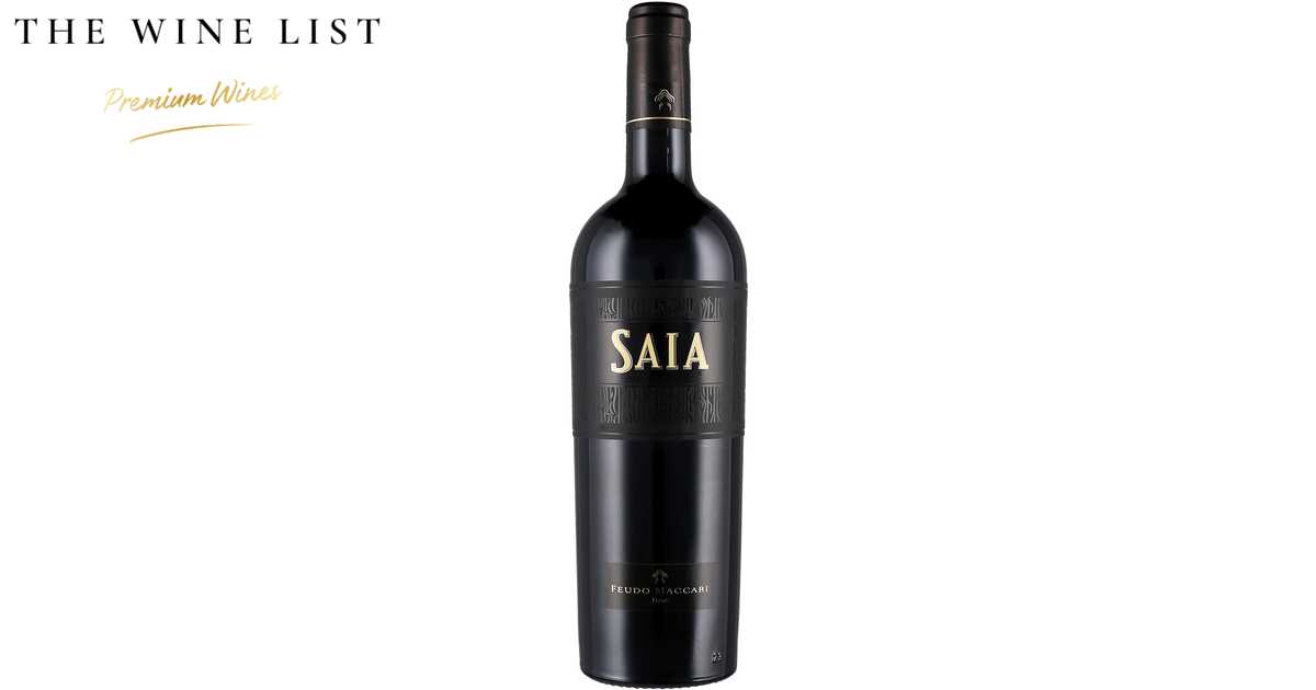 Feudo Maccari Saia Nero d'Avola 2022 | The Wine List Nederlands